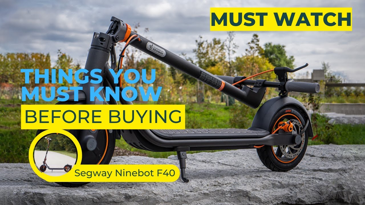 Unleashing the Power: Ninebot F40 Review & Demo After 2 Months - YouTube