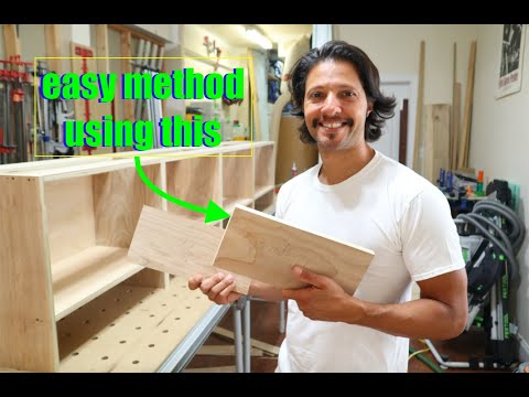 easiest way to build cabinets - YouTube