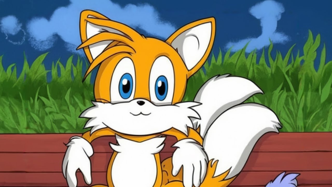 Tails Sits On A Bench - YouTube