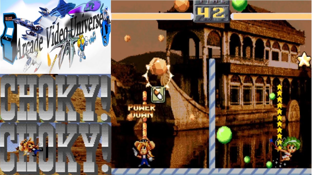 [AVU] Choky! Choky! Arcade FULL Game Complete Semicom 1995 - YouTube