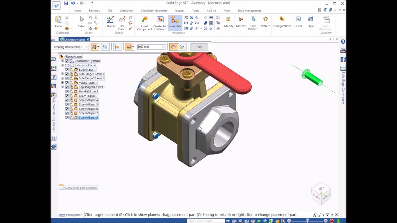 Consejo de la Semana Cómo Utilizar el Comando Capture Fit en Solid Edge ST9 wmv - YouTube