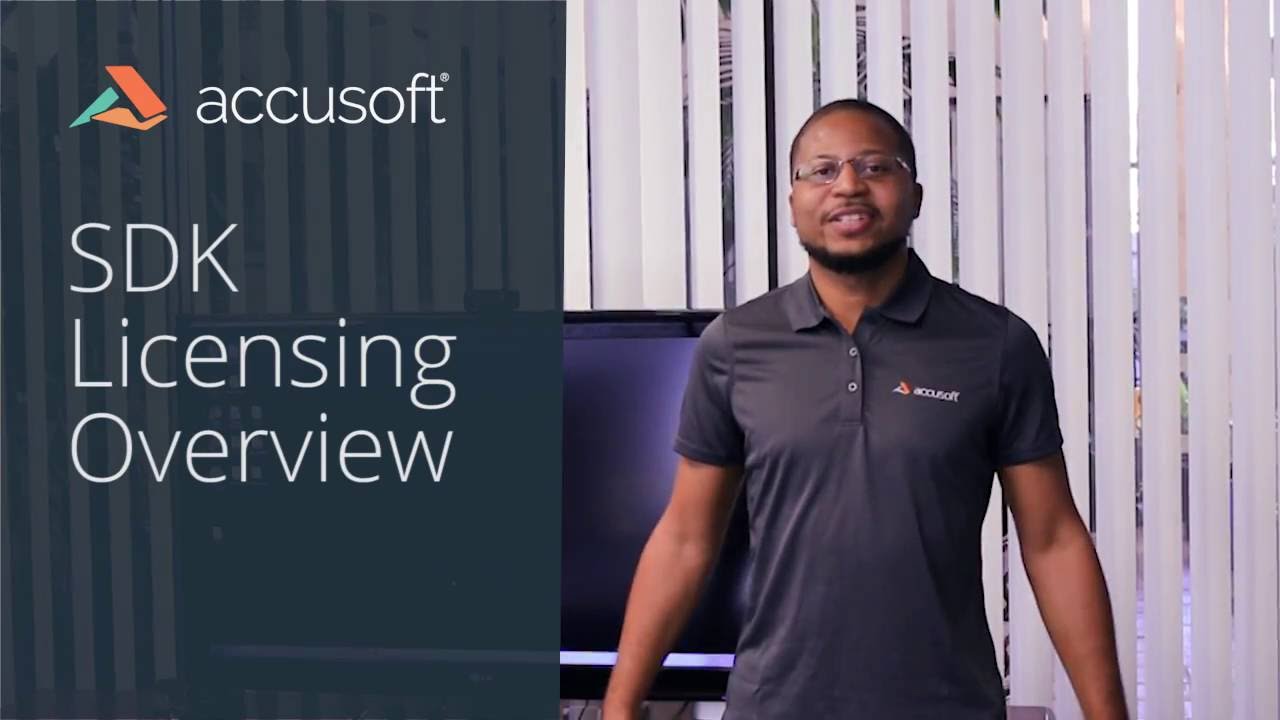 SDK Licensing Overview - YouTube