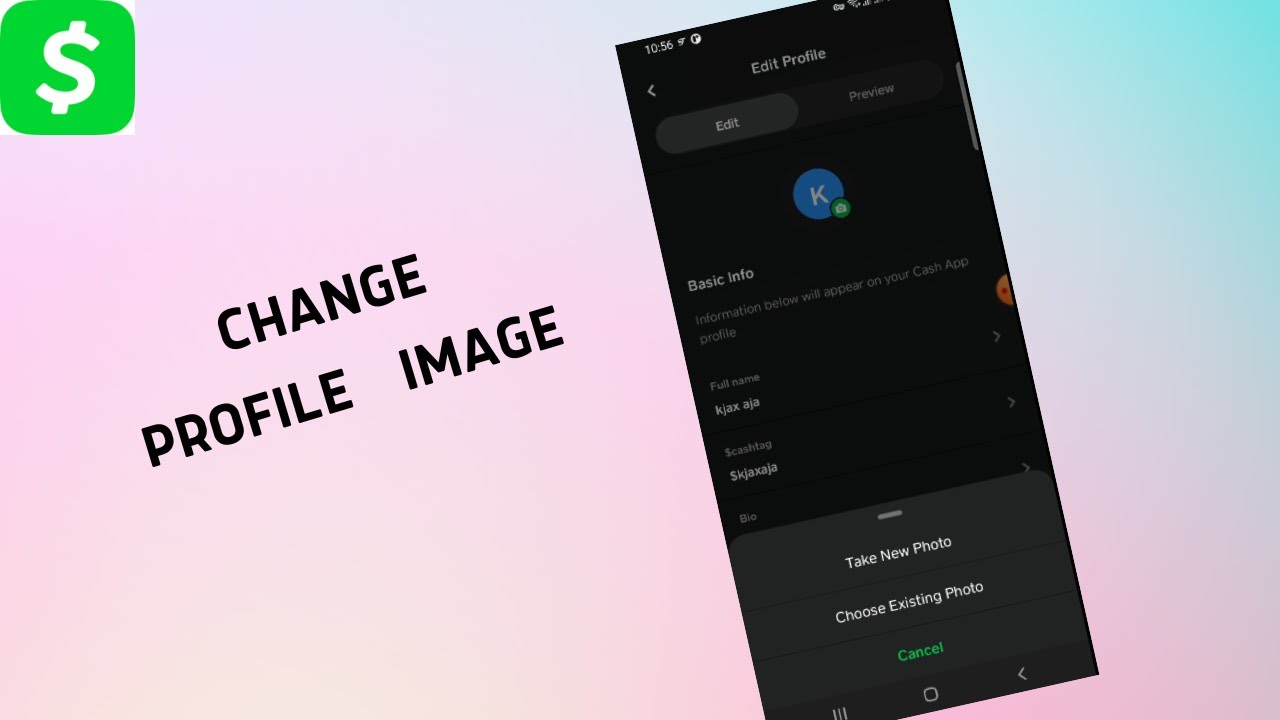 How to Change your Profile Image in Cash App - YouTube