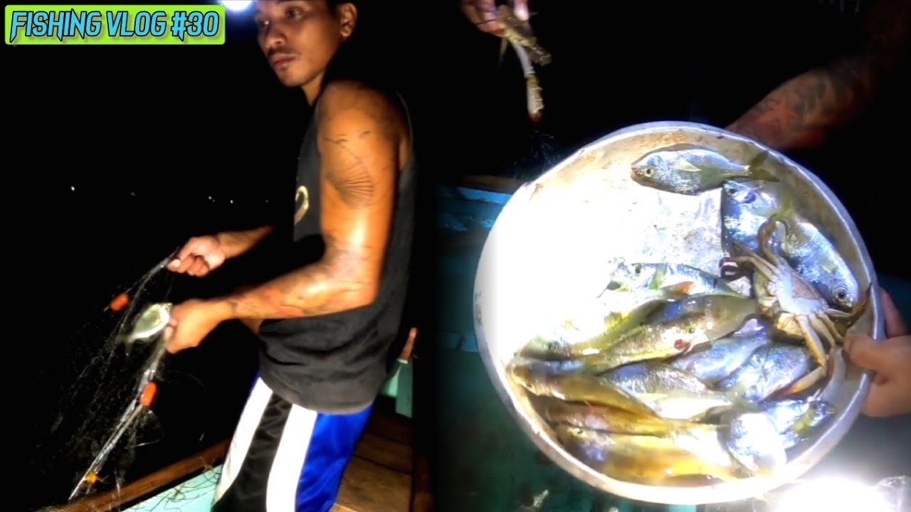 Night Fishing,Naabotan Pa ng Ulan |Traditional Fishing| ARIYA - YouTube