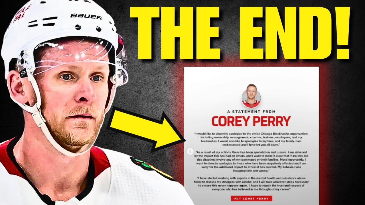 Corey Perry's NHL Contract CANCELLATION With Blackhawks Is A Drama ...