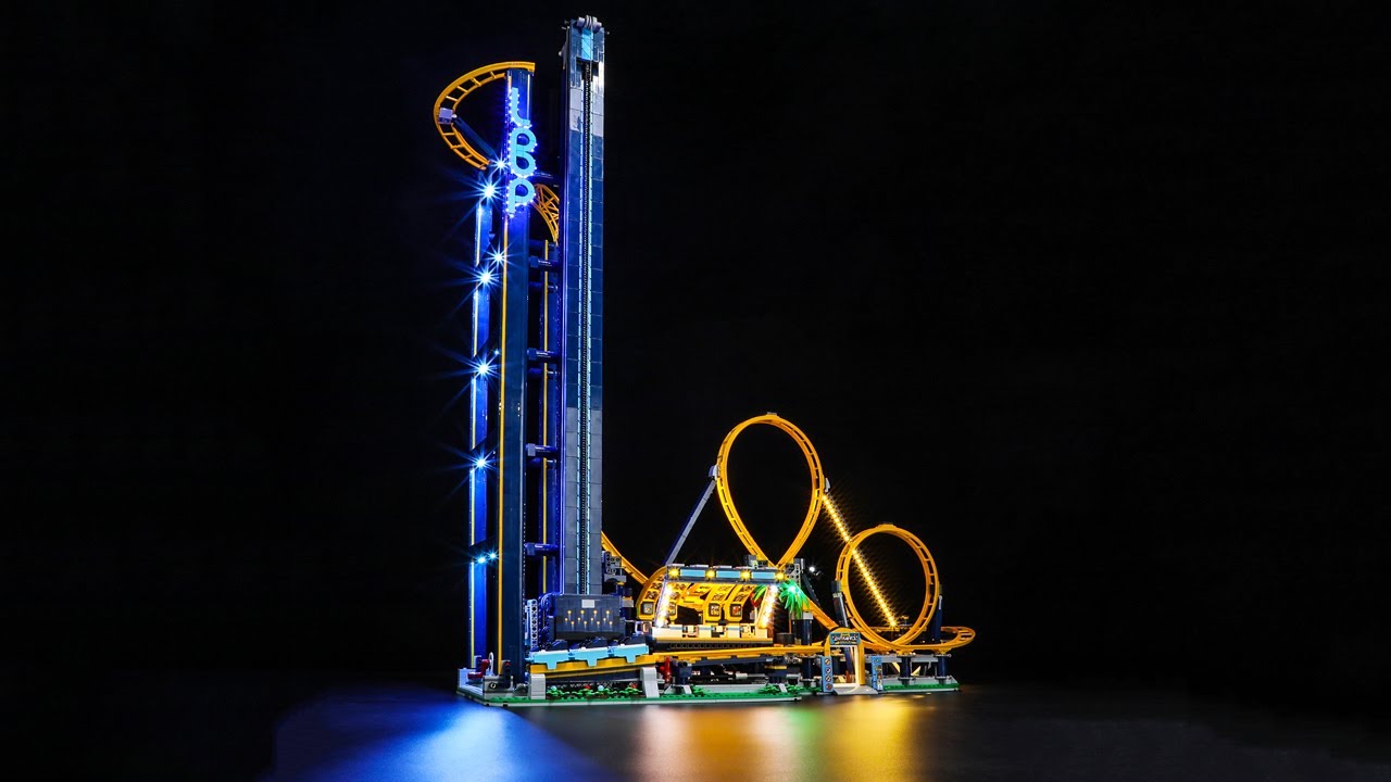 Lightailing Light Kit For Lego Loop Coaster 10303 - YouTube