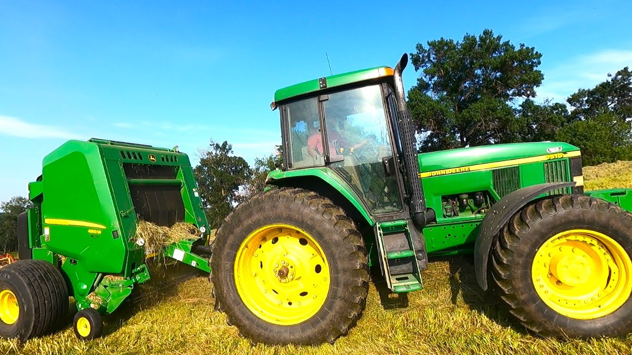 The Brand New 450M John Deere Round Baler Is Staying On The Farm! (2024 ...