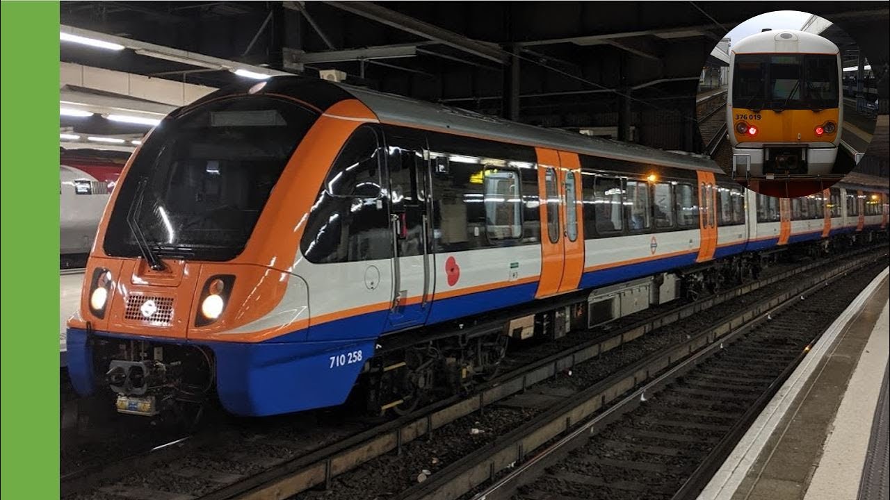 Class 710 at London Euston - YouTube