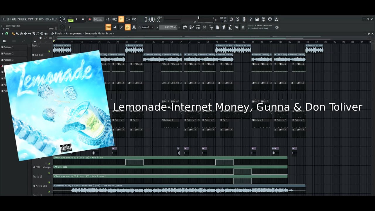 Lemonade-Internet Money, Gunna & Don Toliver FL Studio Remake - YouTube