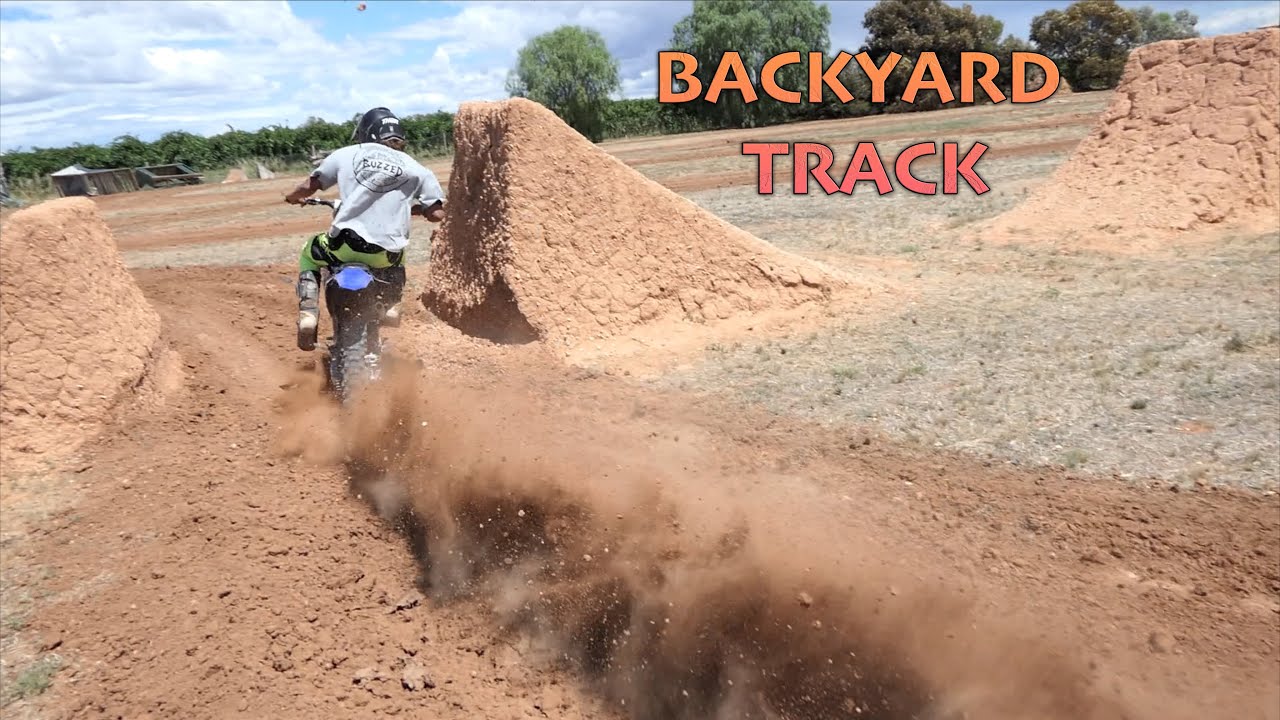 Backyard Dirt Bike Track - YouTube