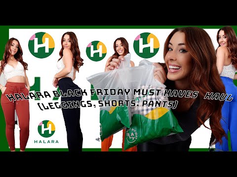 Halara Black Friday MUST HAVES   Haul (leggings, shorts, pants) 🚨