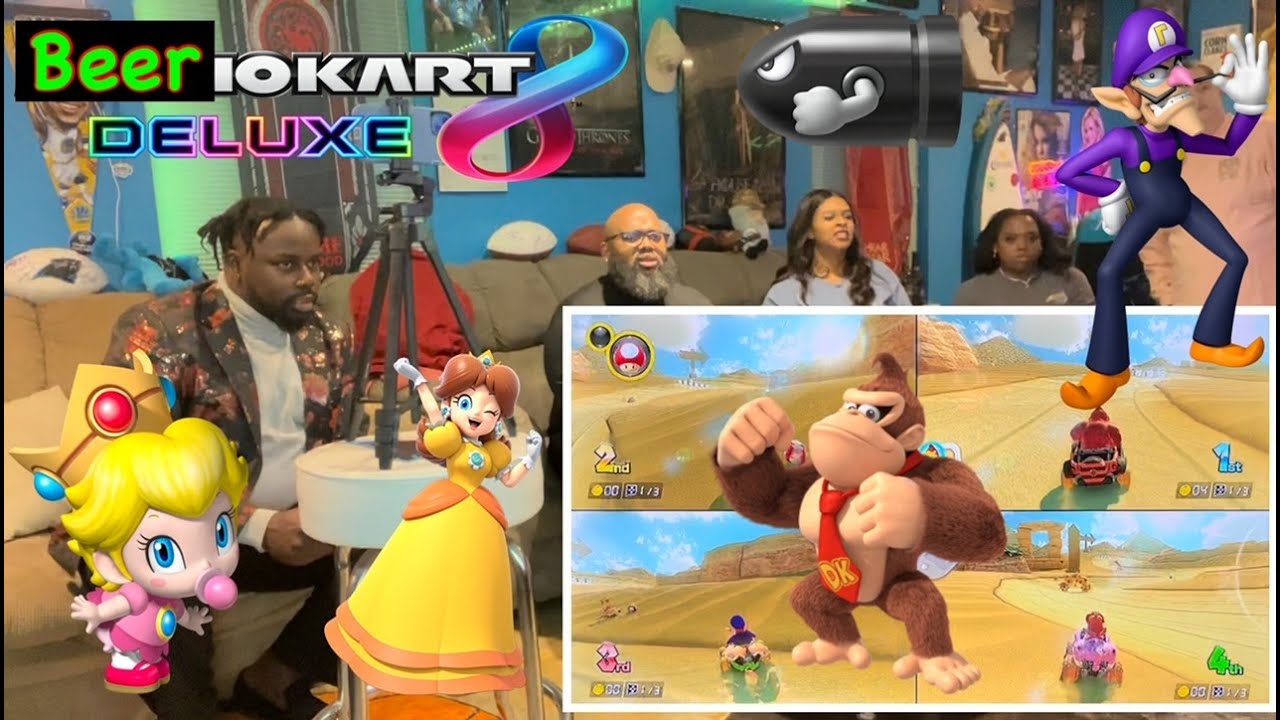 Rookie Beerio Kart Race! Dry Dry Desert! - YouTube