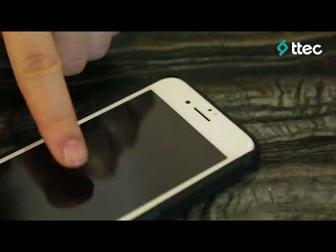 ttec AirGlass™ Edge Color Kit screen protector application