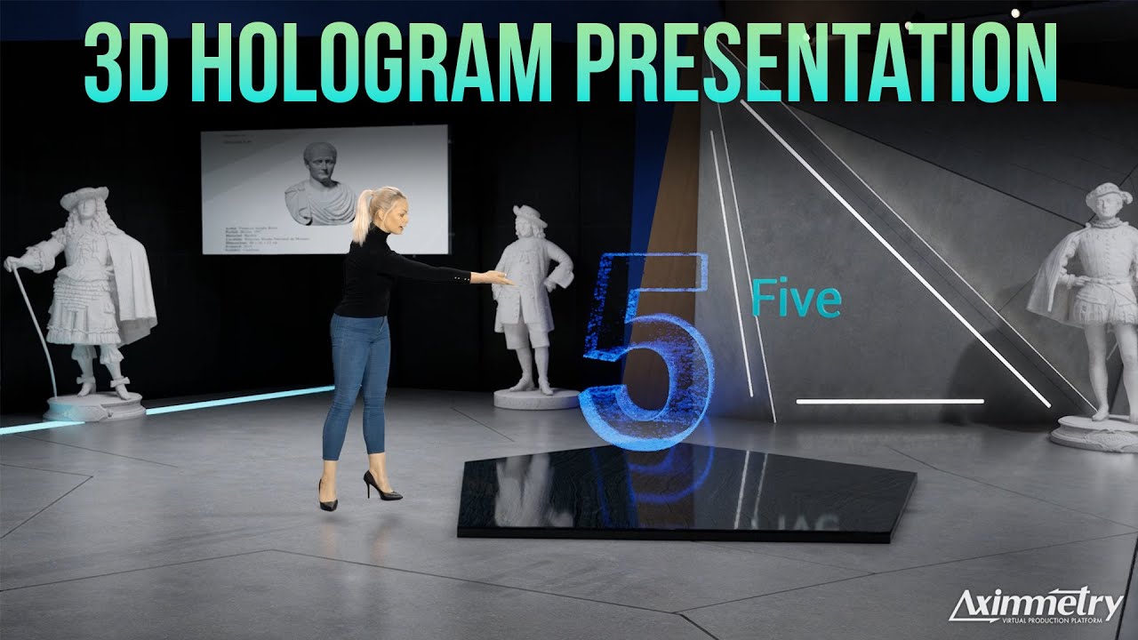 Setup 3D Holographic Presentations | UE5 | Aximmetry - YouTube
