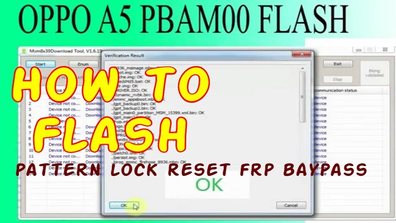 Oppo A5 PBAM00 How to flash frp baypass and unlock privacy code - YouTube