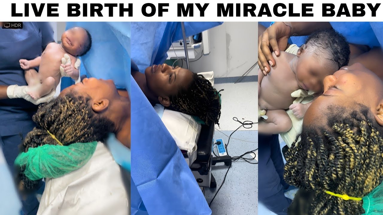 LIVE BIRTH VLOG|MY MIRACLE BABY IS HERE AFTER 8YRS SECONDARY ...