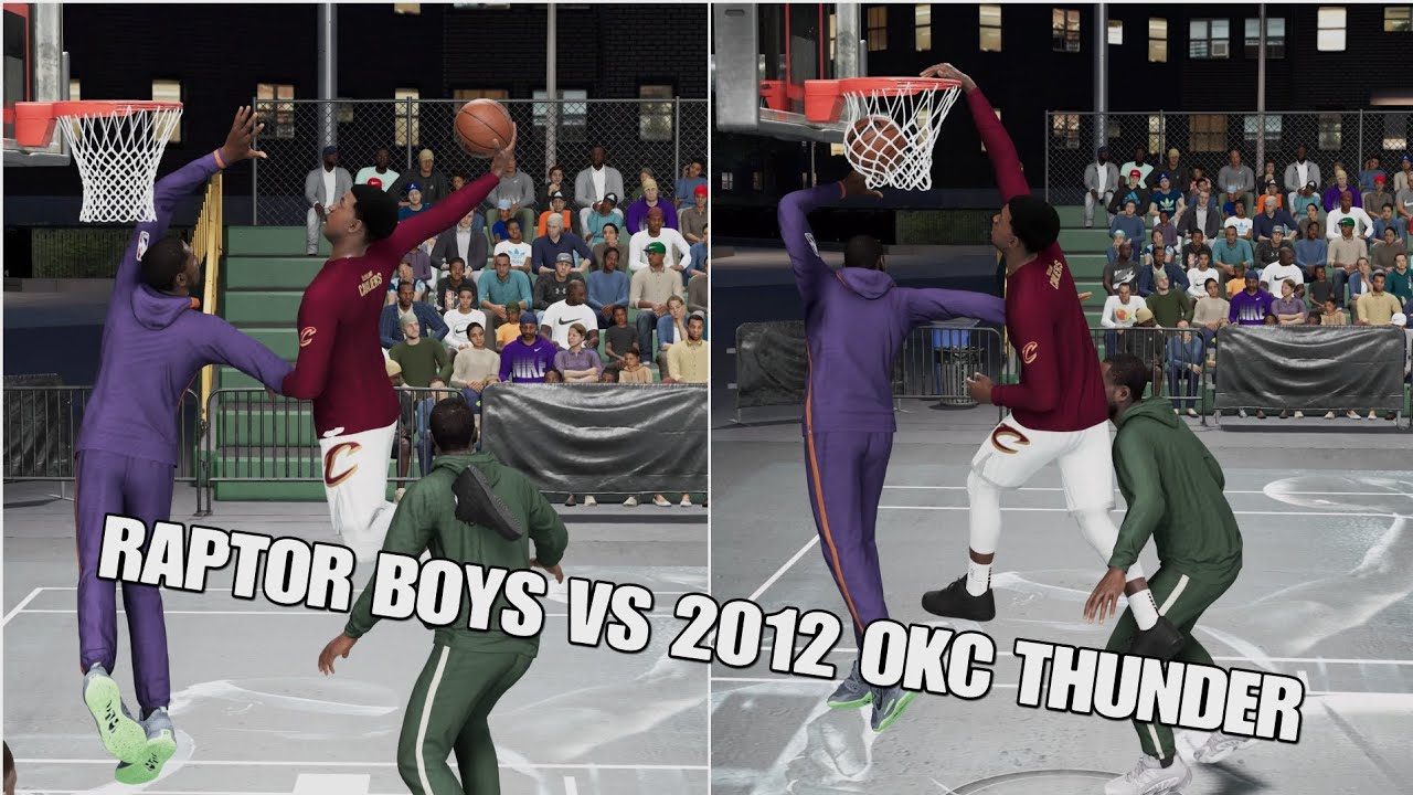 RAPTOR BOYS VS THE 2012 OKC THUNDER - YouTube