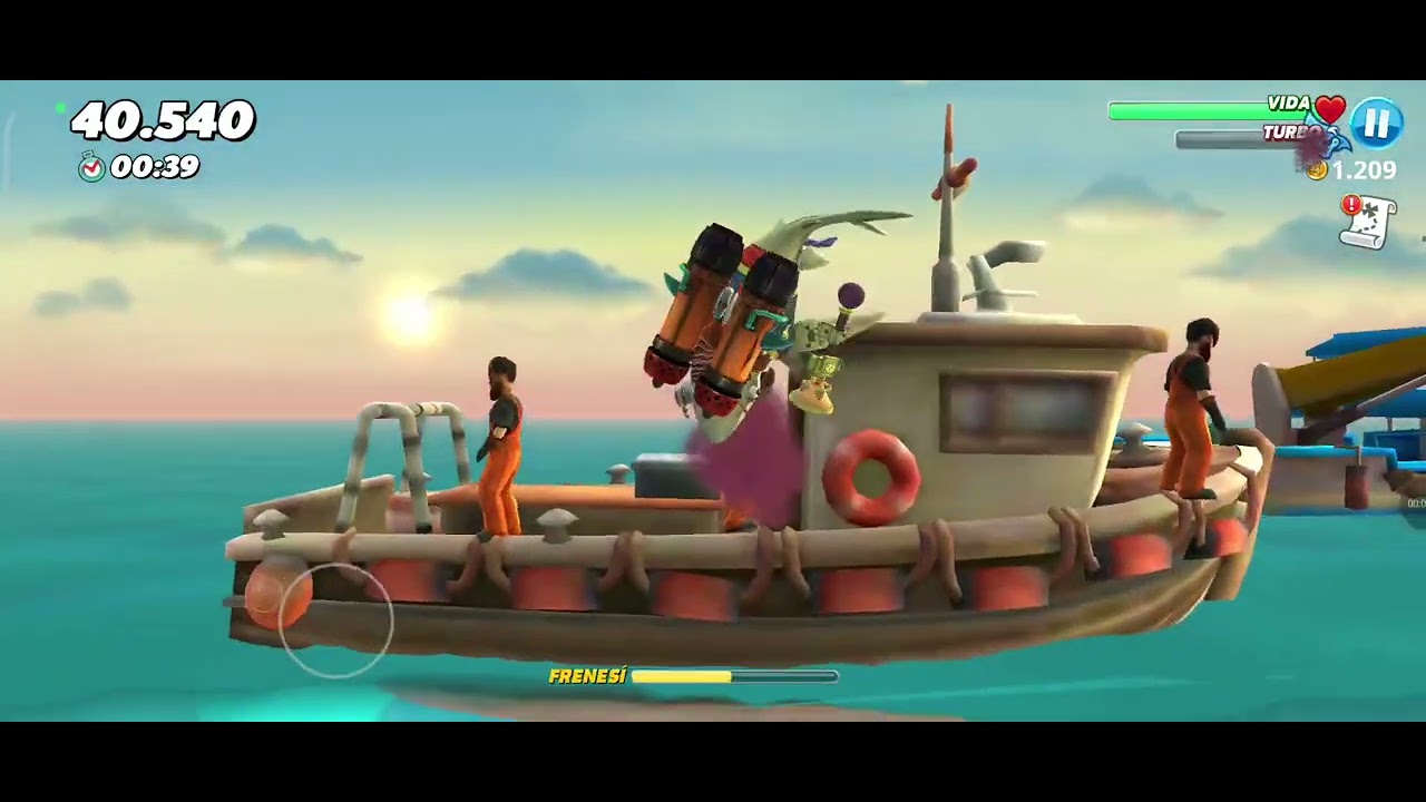 Hungry Shark World Jugando con el Cailon - YouTube