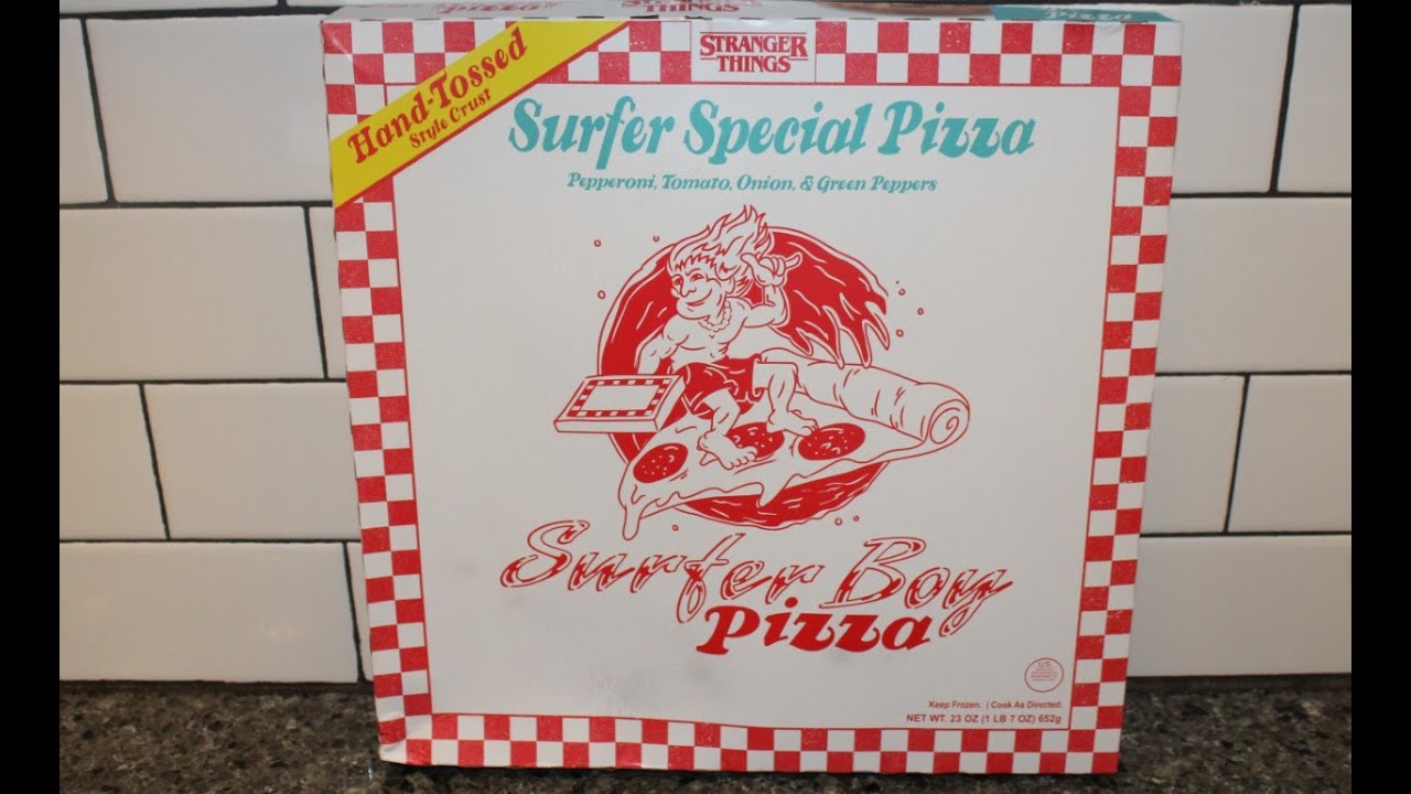 Stranger Things Surfer Boy Pizza: Surfer Special Pizza Review - YouTube