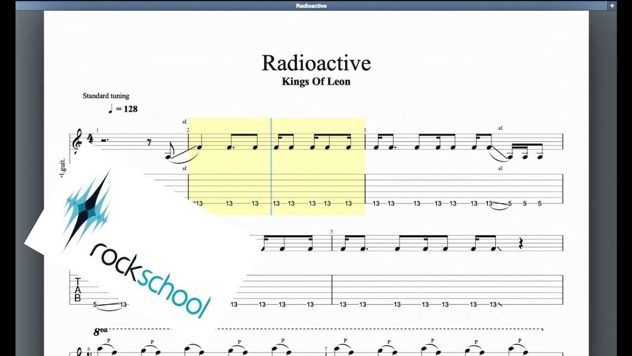 Radioactive Rockschool Hot Rock Grade 5 Guitar - YouTube