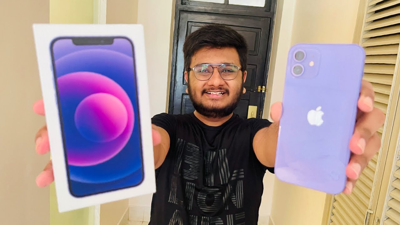 iPhone 12 Purple Unboxing - YouTube