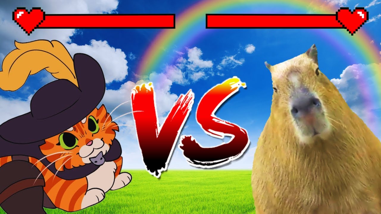 Maxwell Puss in Boots VS Capybara - YouTube
