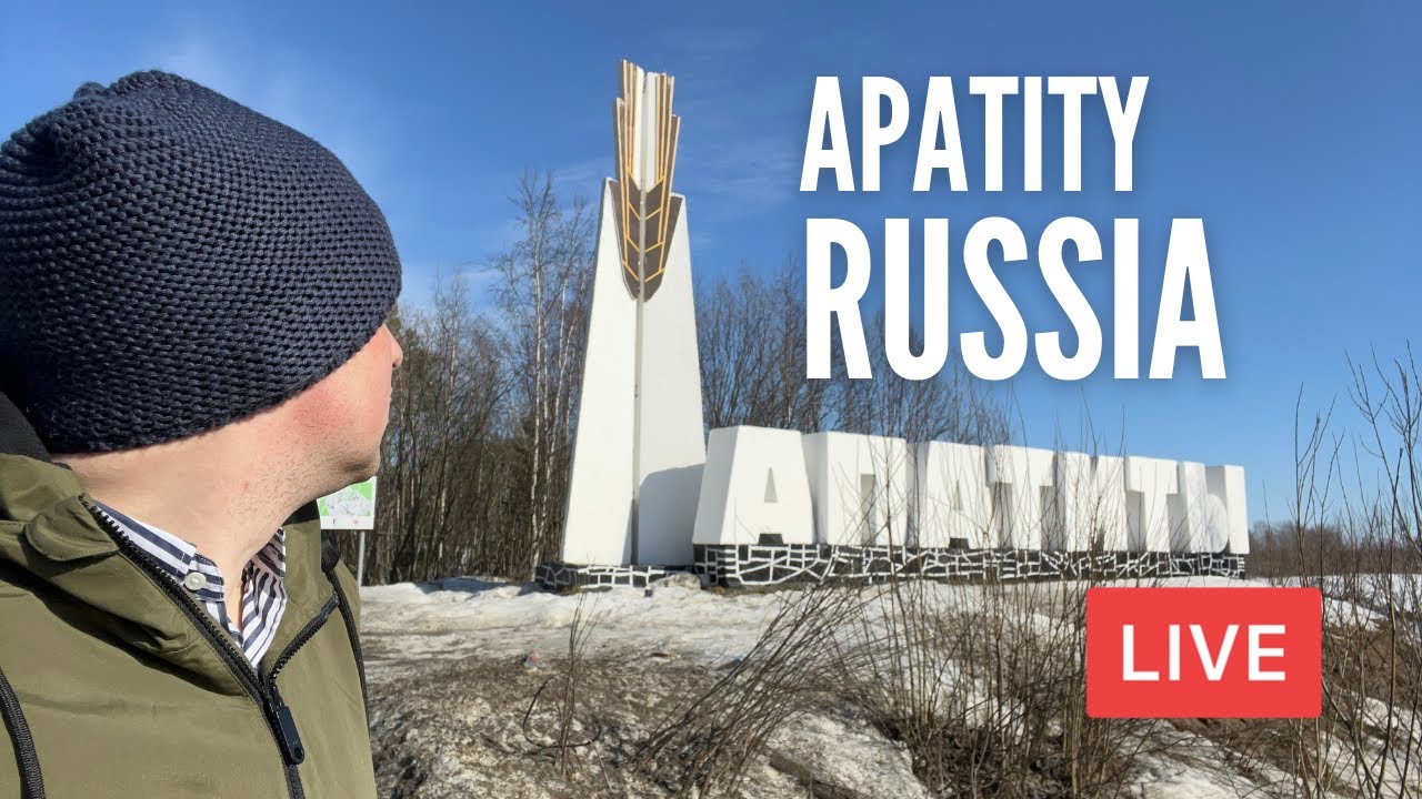 Exploring APATITY, Russia. The Town of Agricultural Ore. LIVE - YouTube
