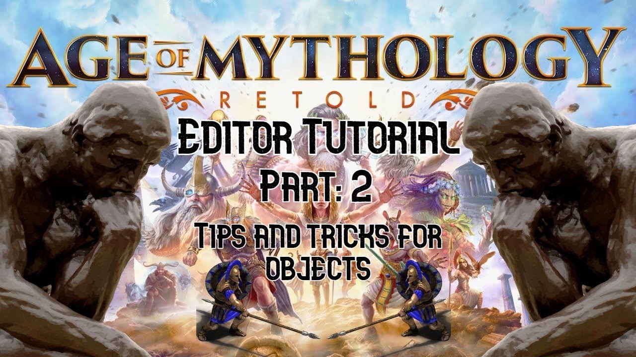 Age of Mythology Retold - Editor Tutorial Part 2 (Placing objects, custom building, resizing ...