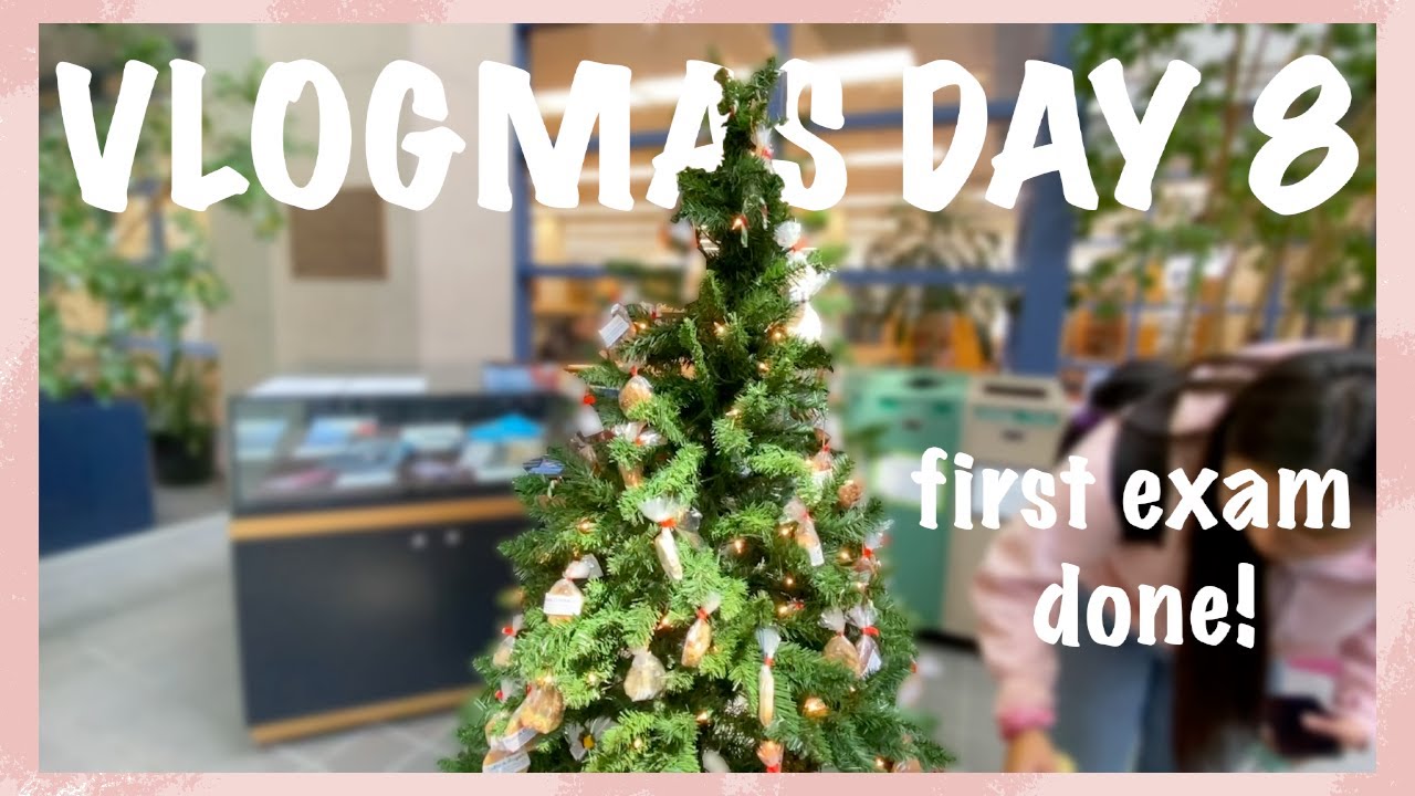 Vlogmas Day 8 - first exam done | Law School Series - YouTube