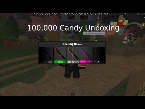 100,000 Candy Unboxing in Murder Mystery 2 - YouTube