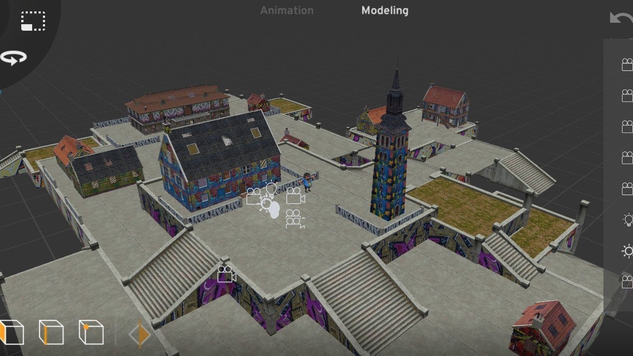 free fire clock tower🗼 3D model - YouTube