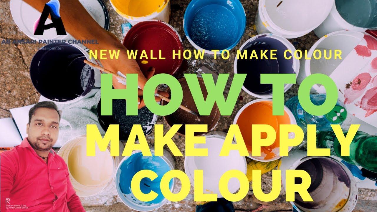 How to make apply colour - YouTube