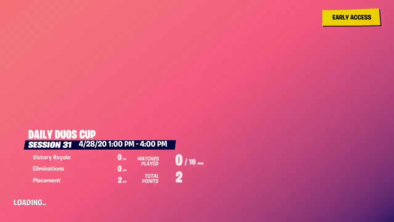 Fortnite Daily Duos Cup - YouTube