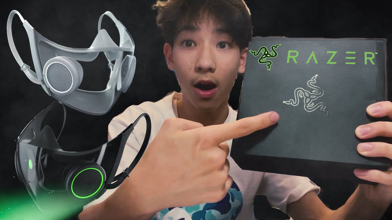 RAZER PROJECT HAZEL UNBOXING!! Razer Smart Mask Unboxing and Review ...