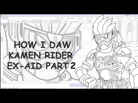 Kamen Rider Ex-aid 2/2 (Coloring process) - YouTube