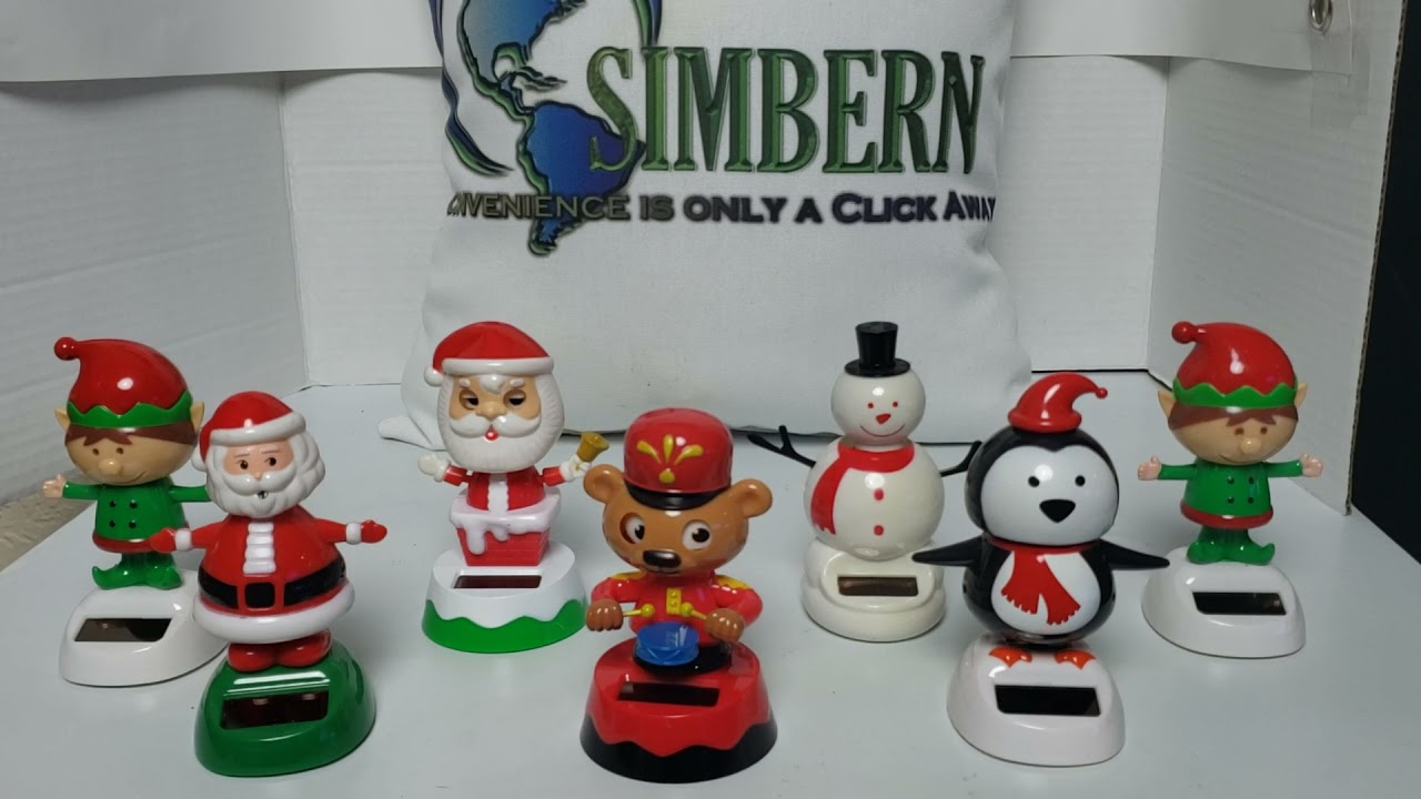 Dancing solar Christmas figures - YouTube