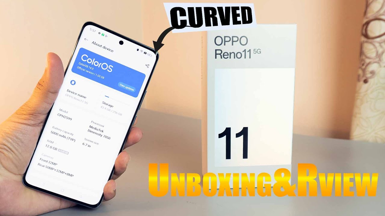 OPPO Reno 11 5G Unboxing | Camera And Gaming Test - YouTube