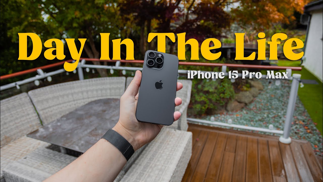 iPhone 15 Pro Max - Real Day In The Life Review (Battery & Camera Test ...