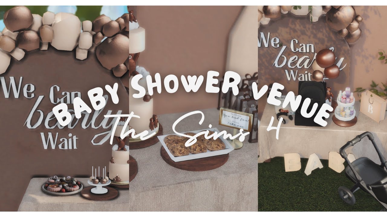 Sims 4 | Baby Shower / Park Venue - YouTube