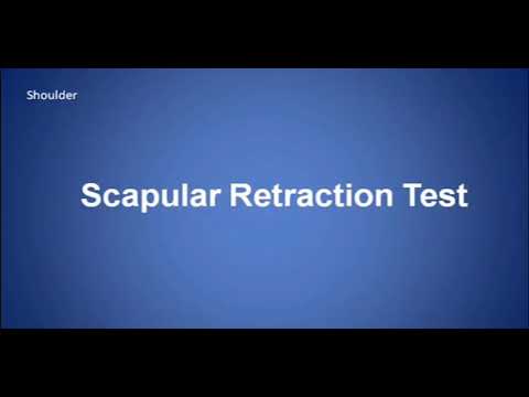 Scapular retraction test - YouTube