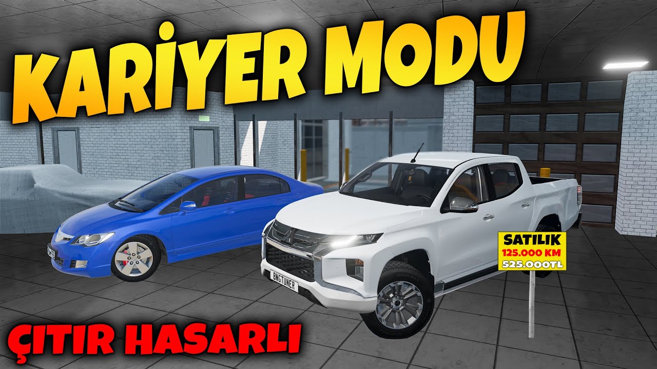GALERİDEN L200 ALDIK // KARİYER MODU // BeamNG.drive - YouTube
