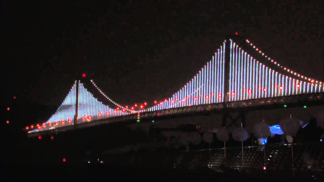 The Bay Lights Takes the Title for World's Largest LED Sculpture - YouTube
