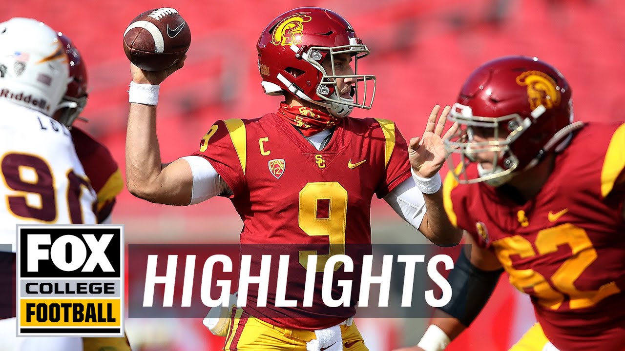 USC scores 14 in final 2 minutes to stun Arizona State with 28-27 win ...