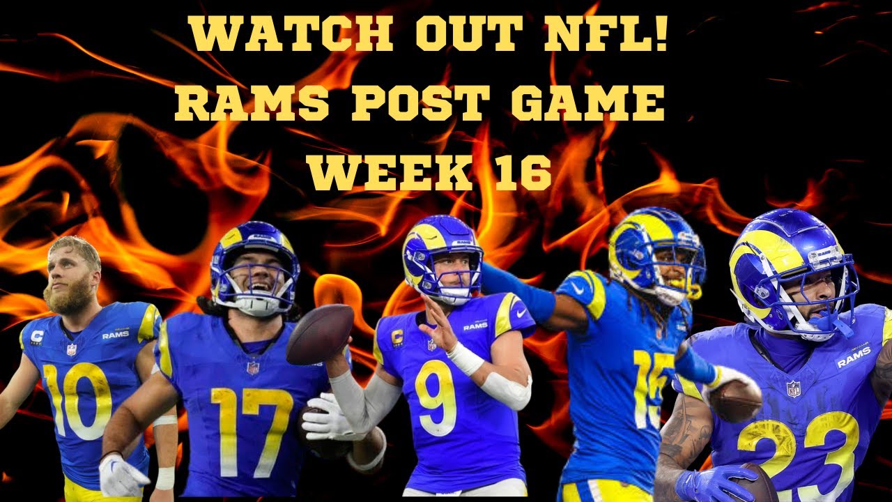 Los Angeles Rams are ON FIRE ! | Post Game Week 16 - YouTube