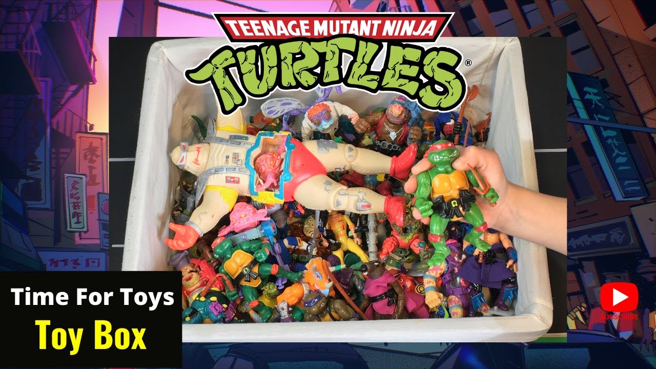 Teenage Mutant Ninja Turtle Toy Box! Time For Toys! TMNT! - YouTube