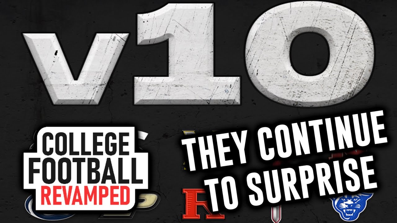 Version 10 of the College Football Revamped Mod - YouTube
