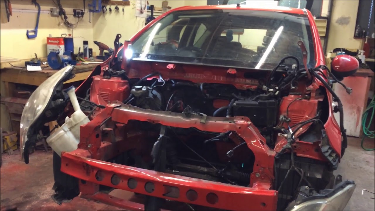PEUGEOT 107 ENGINE SWAP PART 1 - YouTube