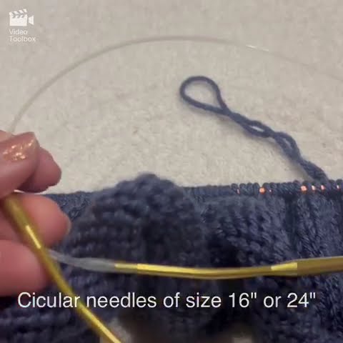 Using Circular Needles as Straight Needles | If needles too short for the number of stitches ...