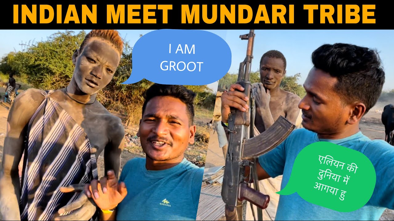 MUNDARI TRIBE (SOUTH SUDAN ) INDIAN MEETV WITH MUNDARI PEOPEL - YouTube