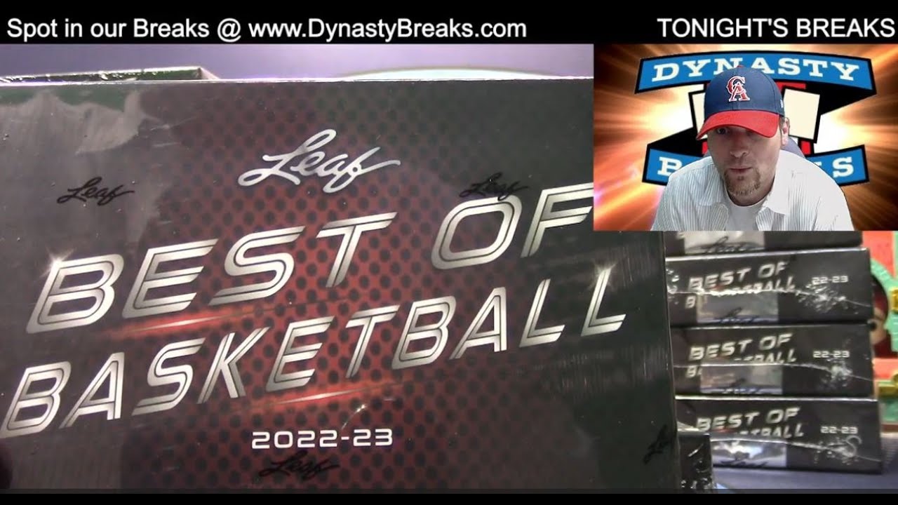 2023 Leaf Best of Basketball NBA Card 12 Box Double Case Break #3 ...